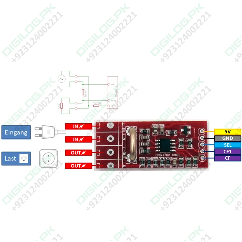 Hlw8012 Energy Metering Module In Pakistan Digilog Pk