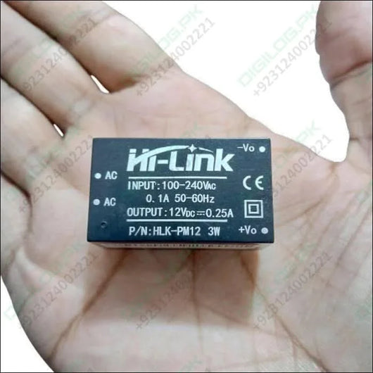 Hi-Link HLK-PM12 12V/3W Switch Power Supply Module | Plastic Enclosed ...