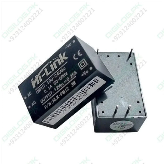 Hi-Link HLK-PM12 12V/3W Switch Power Supply Module | Plastic Enclosed ...