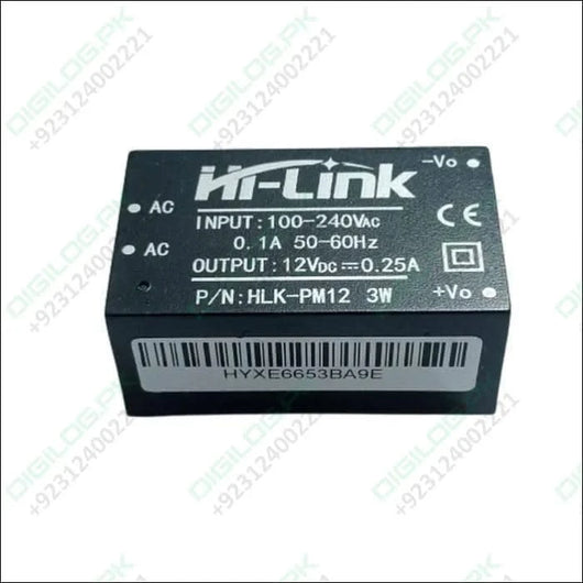 Hi-Link HLK-PM12 12V/3W Switch Power Supply Module | Plastic Enclosed ...