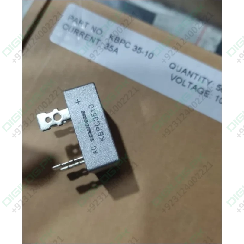 KBPC3510 Bridge Rectifier Diode | Single Phase, Metal Case, 1000V 35A ...