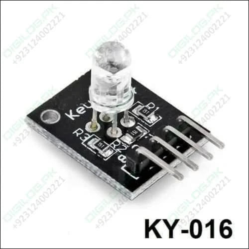 Ky-016 RGB 3 Color LED Sensor Module In Pakistan - digilog.pk