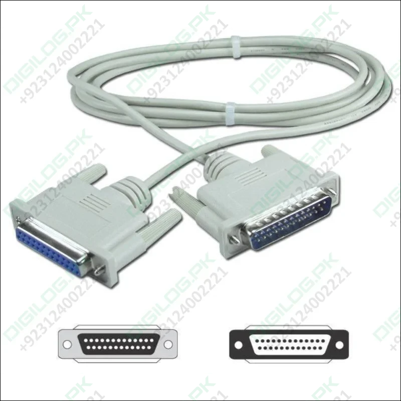 Male To Female DB25 25 Pin Parallel Port Cable MACH3 Cable - Digilog.pk