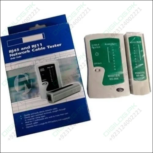 Network Cable Tester Master Bs 468 Rj45 Rj11 In Pakistan Digilog Pk
