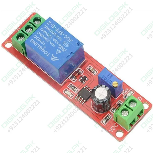 NE555 Timer Switch Adjustable Module Time delay relay Module DC 12V ...