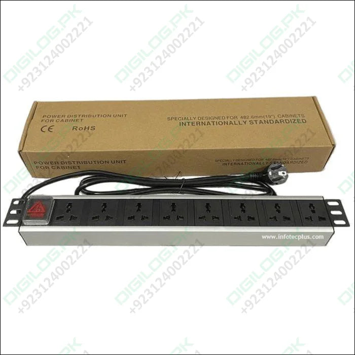 8 Ports Universal Multi-Socket PDU Power Distribution Unit for ...