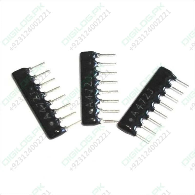 8 Pin Network Resistor Array Dip A472j - digilog.pk