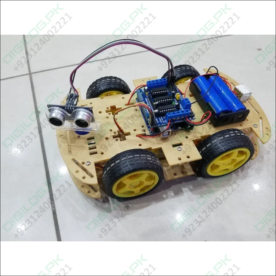 Arduino Obstacle Avoiding Car Kit w/ Motor Driver, Servo Motor ...