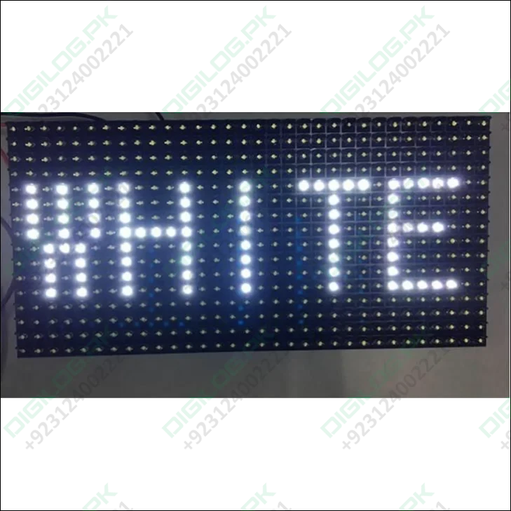 P 10 White Led Display Panel Led Module Digilogpk