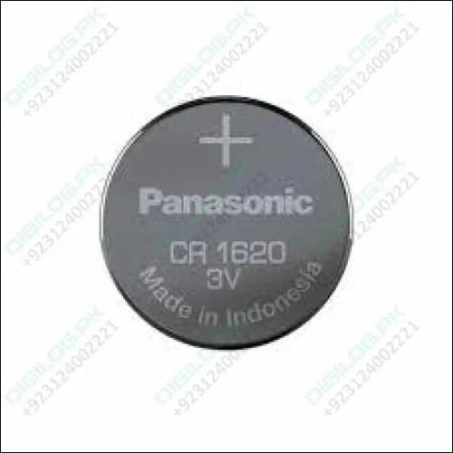 Panasonic CR1620 3V Lithium Battery Coin Cell - Digilog.pk