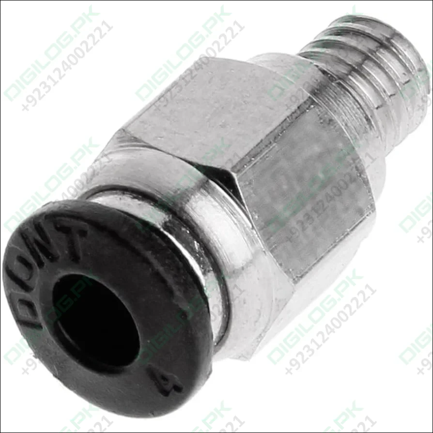 PC4 M6 Coupler Straight Pneumatic Push in 3D Printer Hotend Connection ...