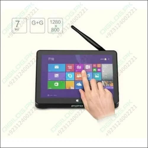 PiPO X8 Pro Mini PC 2GB 32GB Intel Z8350 Quad Core Win10 7.0 Inch WiFi Bluetooth - Ex - Digilog.pk