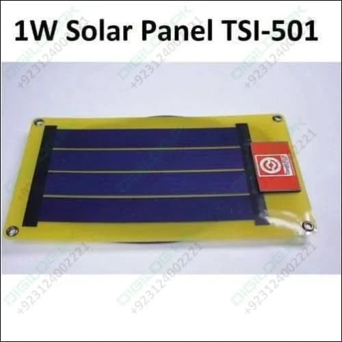 Portable 1W Mini Tough Stuff Solar Panel TSI 501 In Pakistan - Digilog.pk
