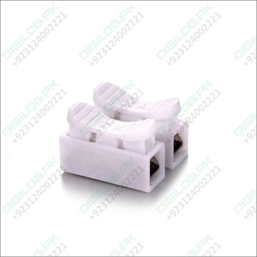 2 Point Quick Connector Cable Clamp Spring Connector Wire - Digilog.pk