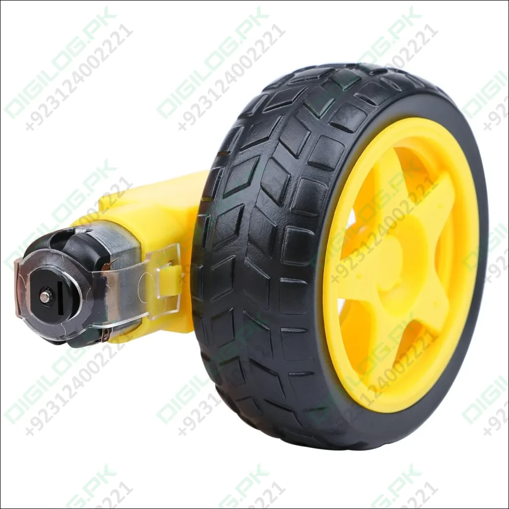 Rc Car Tt Gear Motor Dc 3v-6v Robot Smart Robot Car Tyre Wheel Gear ...