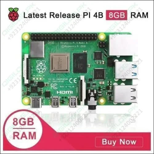 Raspberry Pi 4 8GB RAM Model B Price In Pakistan - Digilog.pk
