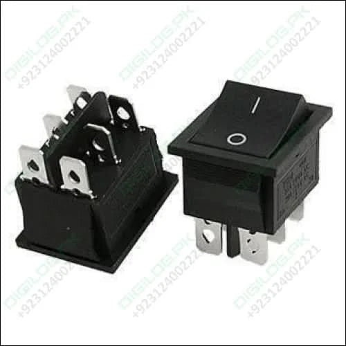 Buy Rocker Switch DPDT 6 Pin for Toy Cars and More - Rectangle Rocker ...