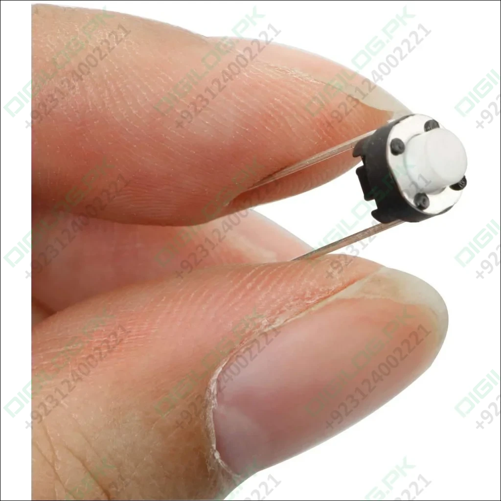 Round Tactile Micro Push Button Switch Rated Load 12V - Digilog.pk