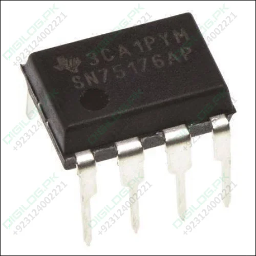 SN75176AP DIP 8 RS 422 485 Line Driver | Differential Bus Transceiver - Digilog.pk