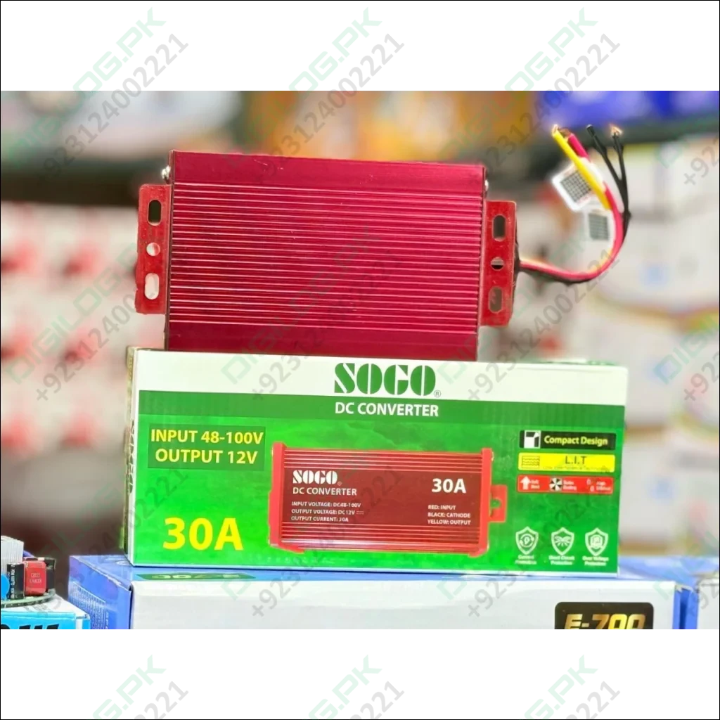 SOGO 30A DC Converter 48V to 12V Step Down - digilog.pk