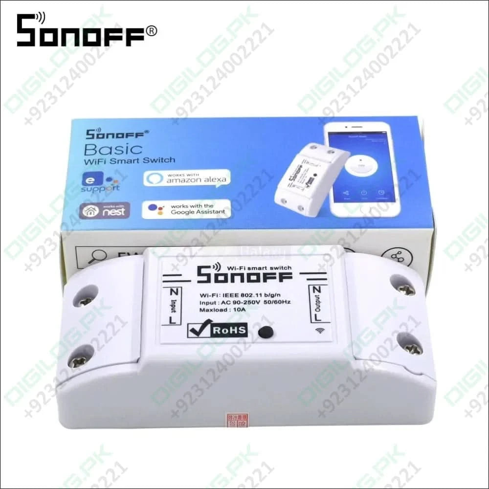 Sonoff Basic WiFi Smart Switch - digilog.pk