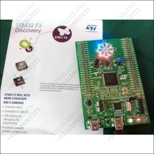 STM32F3 Discovery Kit Stm- Cortex-M3 Development - Digilog.pk