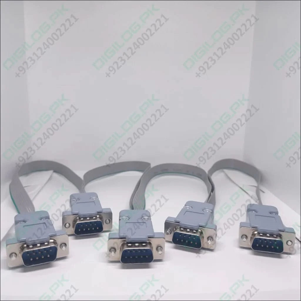 Serial Modbus Daisy Chain Cable | Server DB9 Male Cable with 5 Ports ...