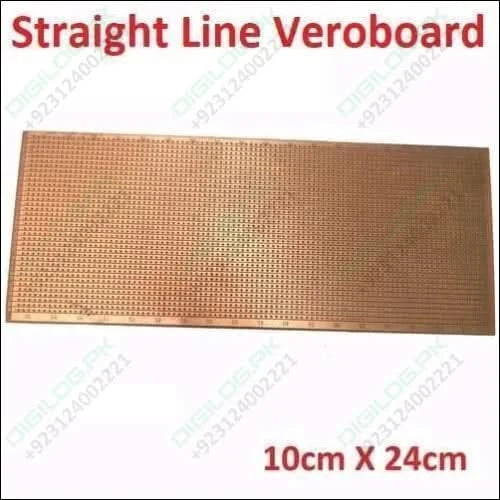 Stripboard Line Veroboard 100x240mm - Digilog.pk