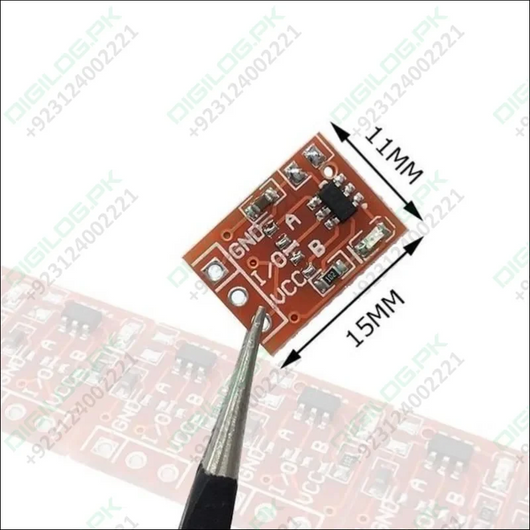 TTP223 Touch Sensor Module Arduino Touch Sensor Price In Pakistan - Digilog.pk