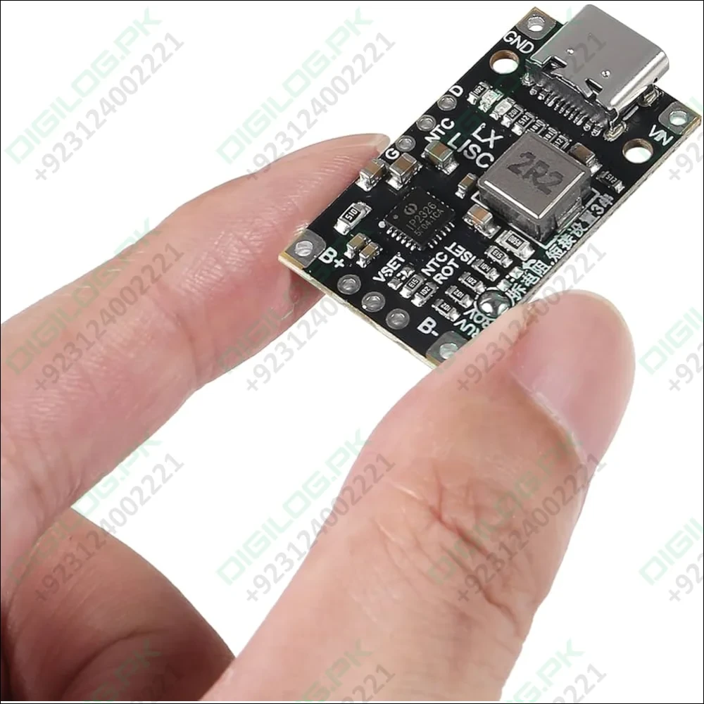Type-C USB 2-3S BMS 15W 8.4V 12.6V 1.5A Lithium Battery Charging Boost ...