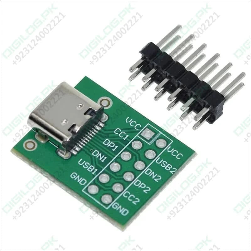 Type C USB Female To DIP PCB Breakout Board | Simple solution for ...