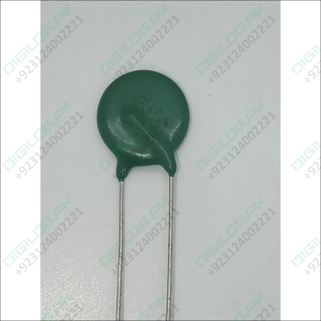 Varistor 14d471k: Zinc Oxide Varistor withstanding surge current and voltage maximum protection
