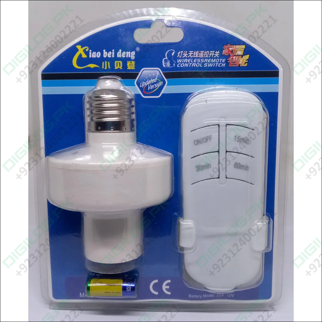 Intelligent E27 Dimmable Lamp Holder with Sound Sensor and Remote ...