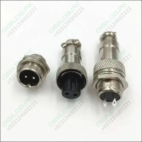 XLR 2 Pin Cable Connector 12mm Chassis Mount in Pakistan - Digilog.pk