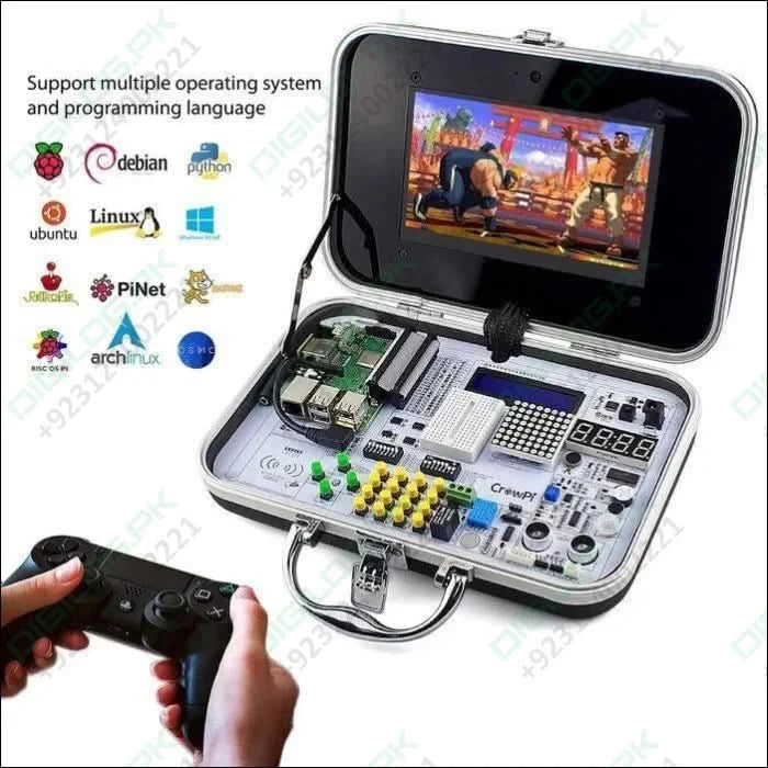 CrowPi Compact Raspberry Pi 4 4GB Educational Kit - digilog.pk