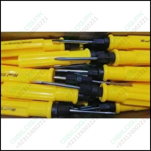 Double Head Screwdriver Transparent Plastic Handle Screw Driver ...