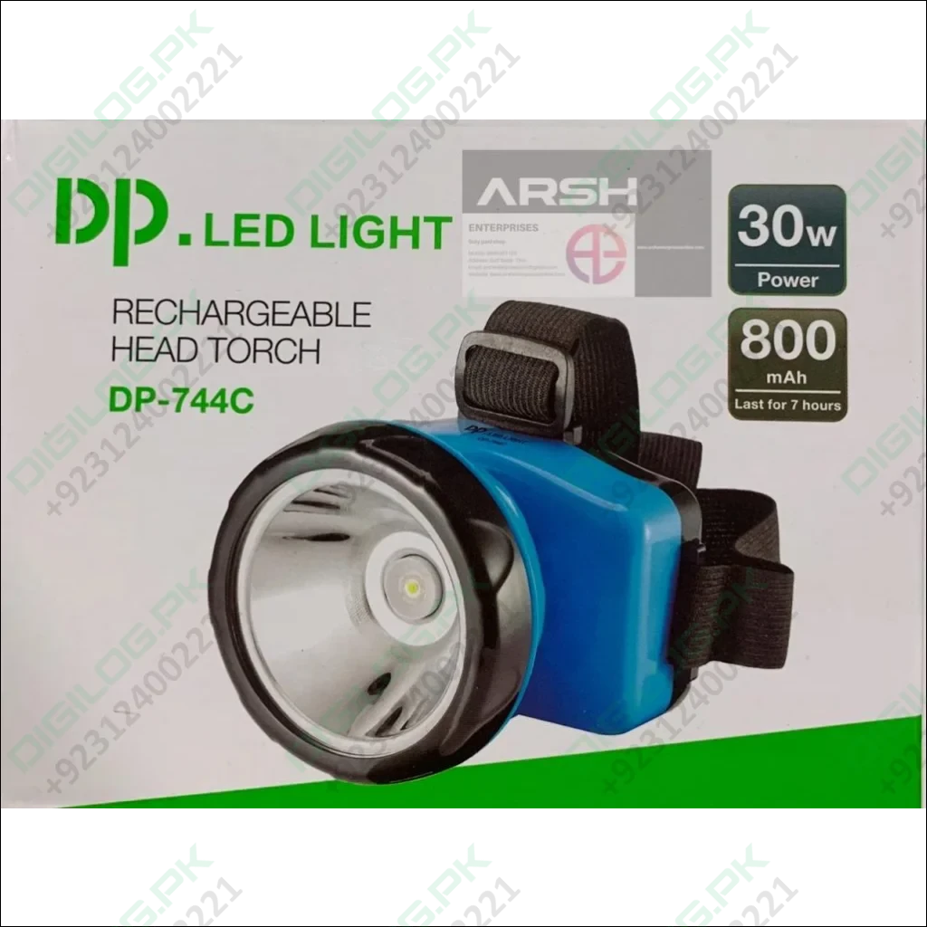 DP LED 744C- Rechargeable LED Headlight Torch | Great Tactical LED ...