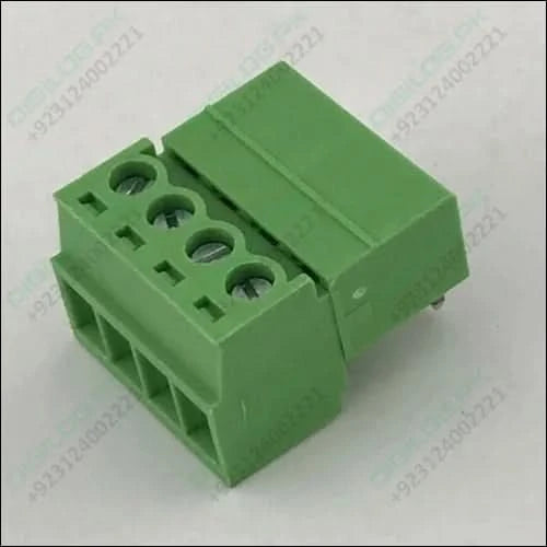 Pluggable Terminal Block 4 Pin Pitch 3.81mm | Green Color Connector ...