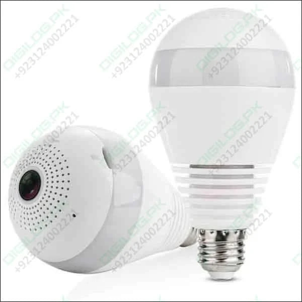 Ip Wireless Panoramic Bulb Camera 1080p Hd 2mp Bulb Camera Price in ...
