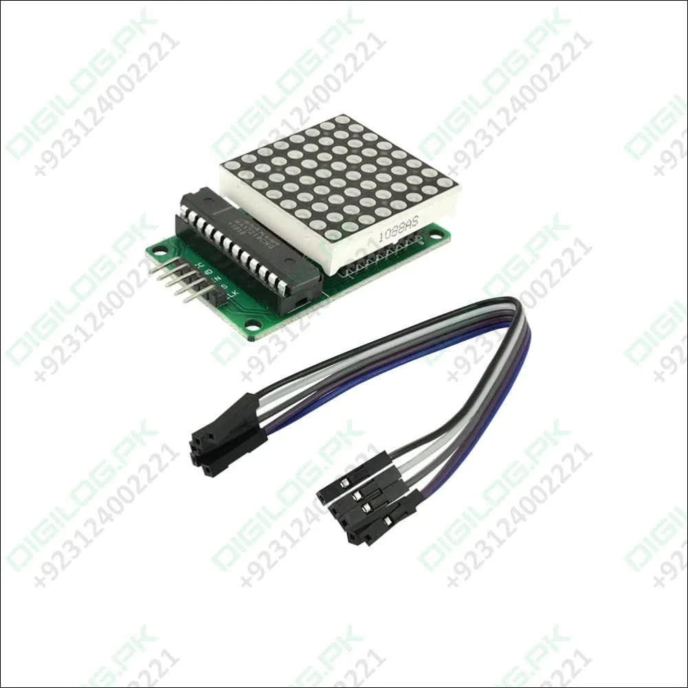 8x8 Dot LED Matrix MCU Control Display Module MAX7219 In Pakistan
