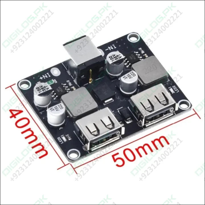 MH-KC24 2-Channel DC-DC Buck Converter with QC3.0 Fast Charging - 6-32 ...