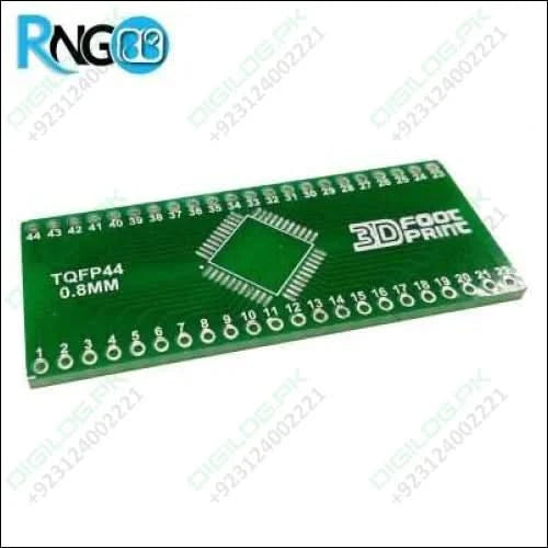 smd adapter of TQFP44 adapter board smd to dip - Digilog.pk