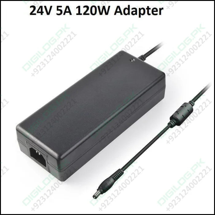 Power Supply Adapter 24V 5A 120W In Pakistan - Digilog.pk