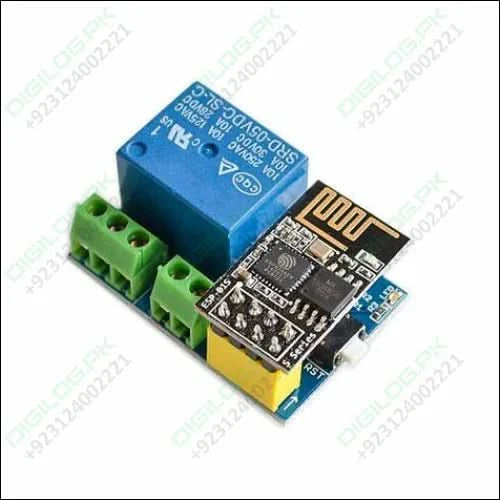 WiFI Relay ESP-01 Module With one Channel Relay Module Price In Pakist - Digilog.pk