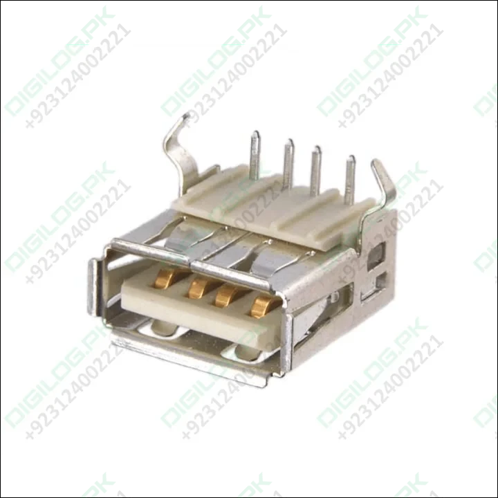Pcb Mount Usb a Type Female Right Angle Socket -25~85 Celsius Rated ...